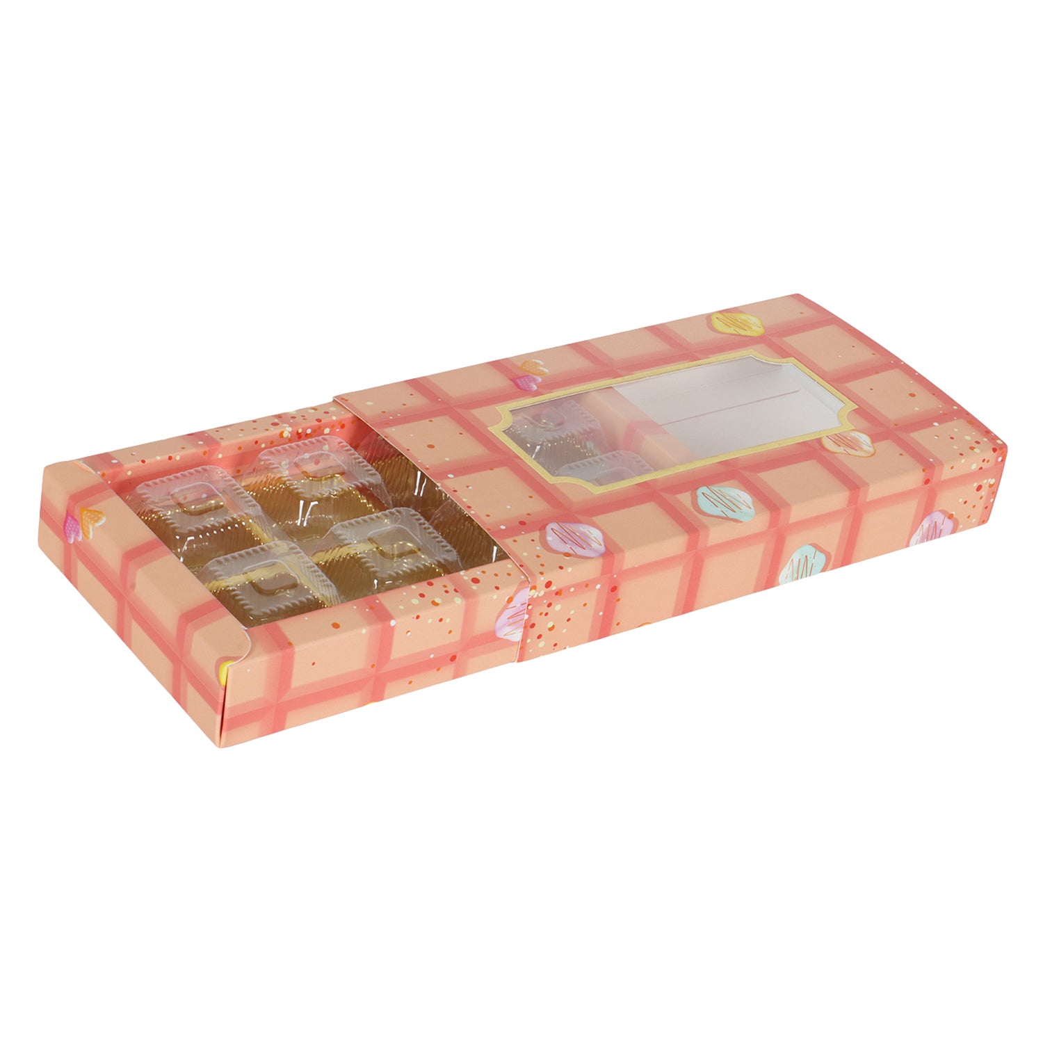 Buy 8 Cavity Chocolate Box without Cavity ( 8.5x4.75x1.25 Inches ...