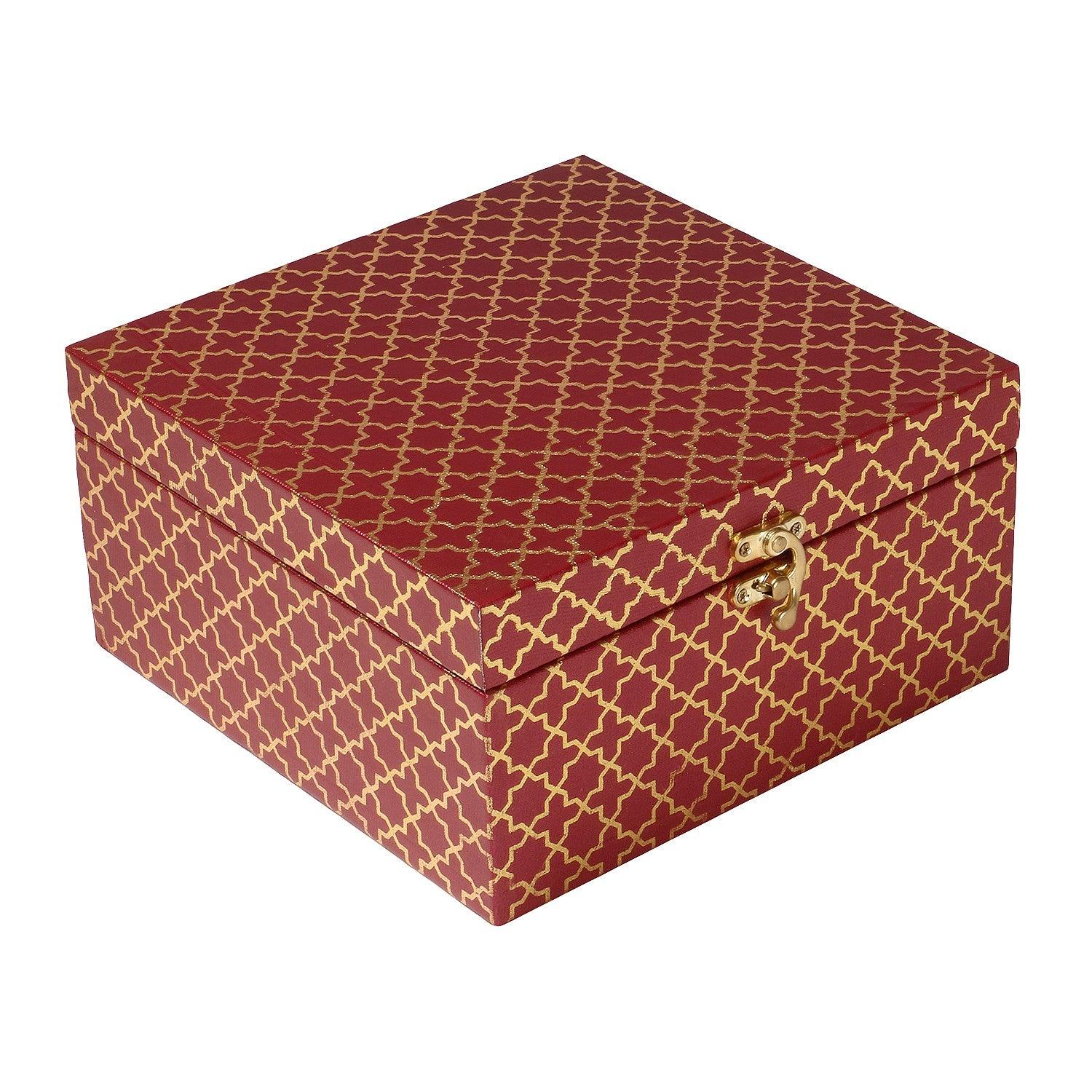 Traditional Stylish Brown Hamper Box – Nice Packaging