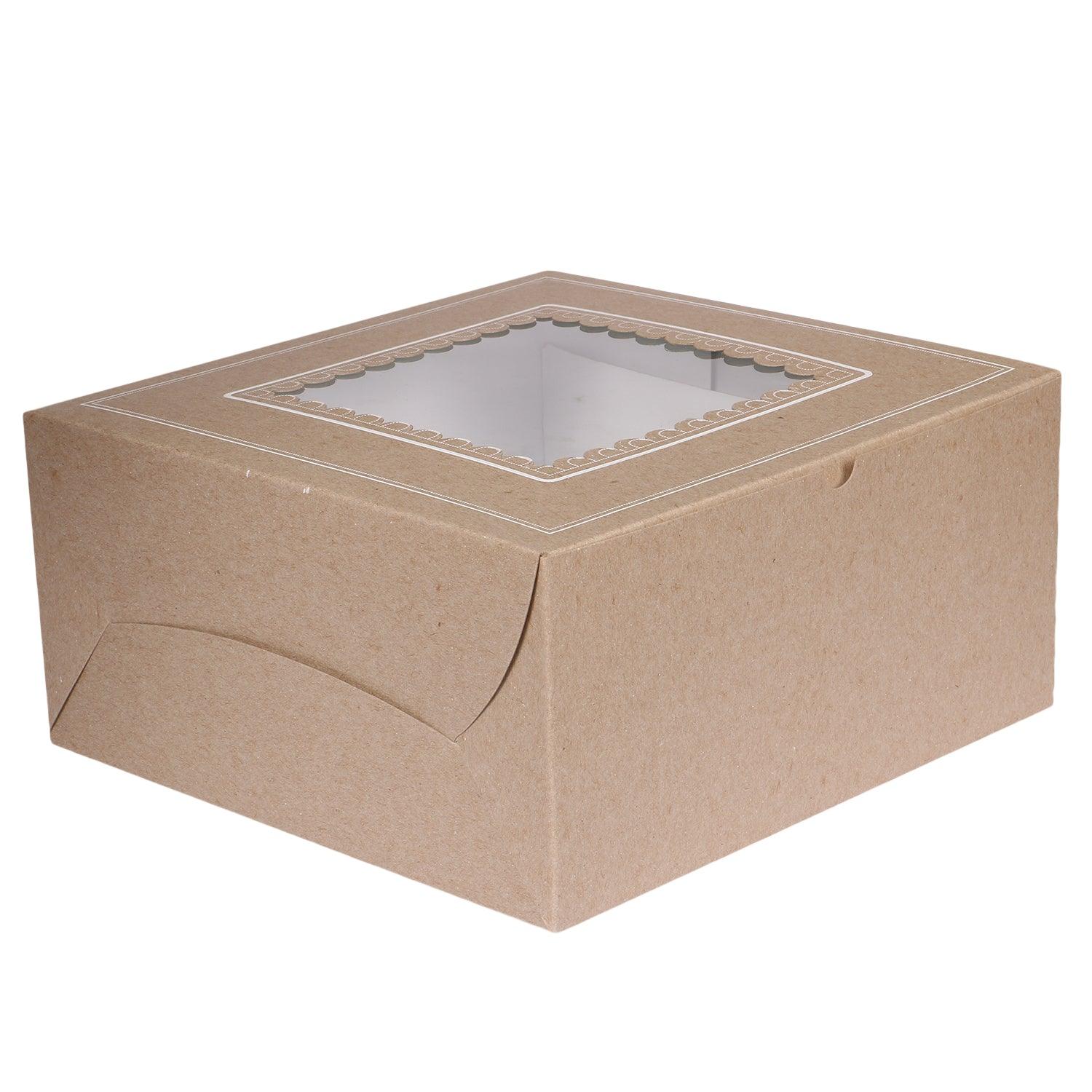 1KG Khaki Brown Cake Box | Buy Cake Boxes Online – Nice Packaging