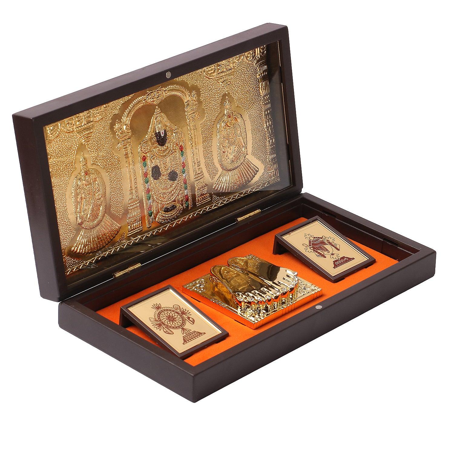 God Tirupatiji Gift Box with Magnetic, Gifting Box, Exclisive charan P ...