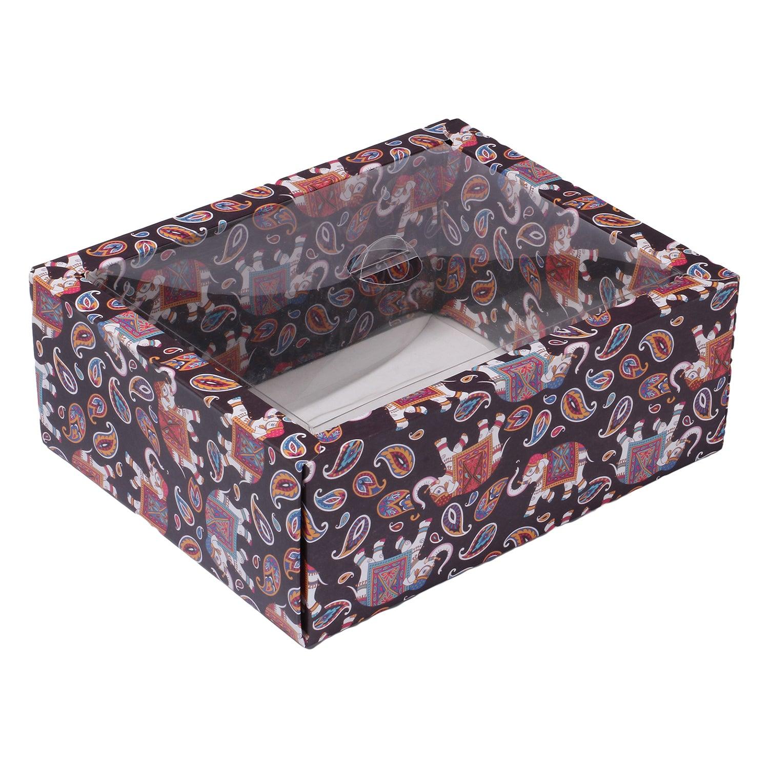 Printed box with PVC top | Hamper Box - PH006 – Nice Packaging